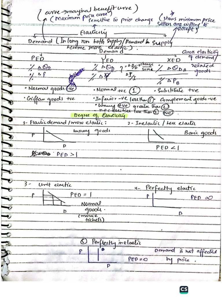 PRC Economics Chapter 2 Short Notes (ICAP) | PDF