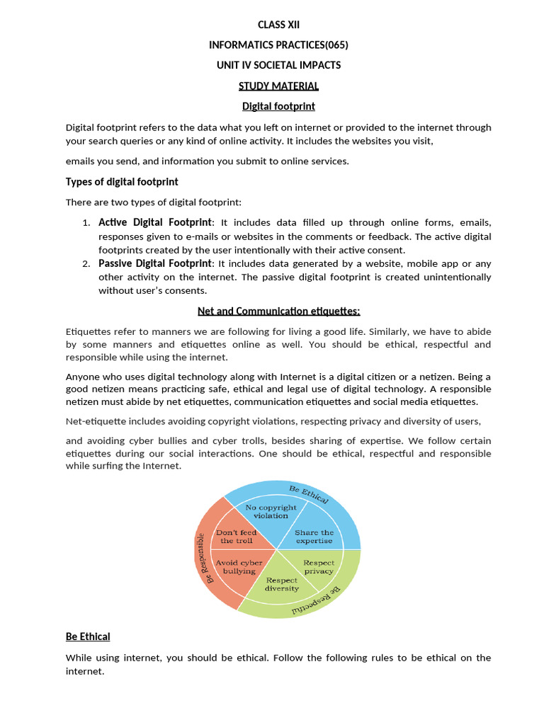 Study Material Societal Impact | PDF | Electronic Waste | Phishing