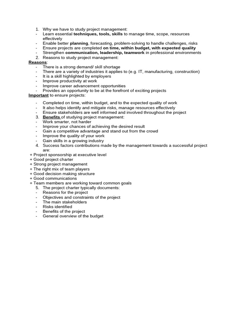 Project Management | PDF