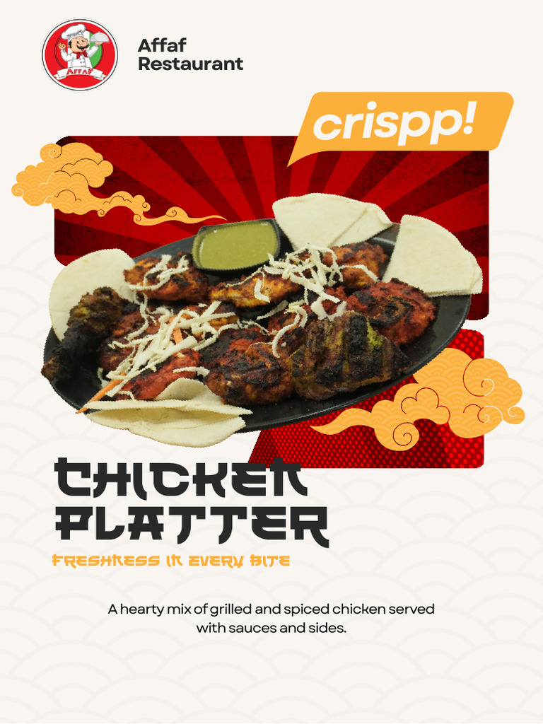 Chicken Platter at Affaf Restaurant | PDF