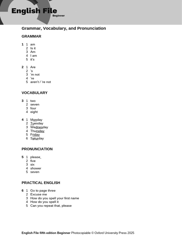 Ef5e Beg File Test 01a Ak | PDF | English Language | Psycholinguistics