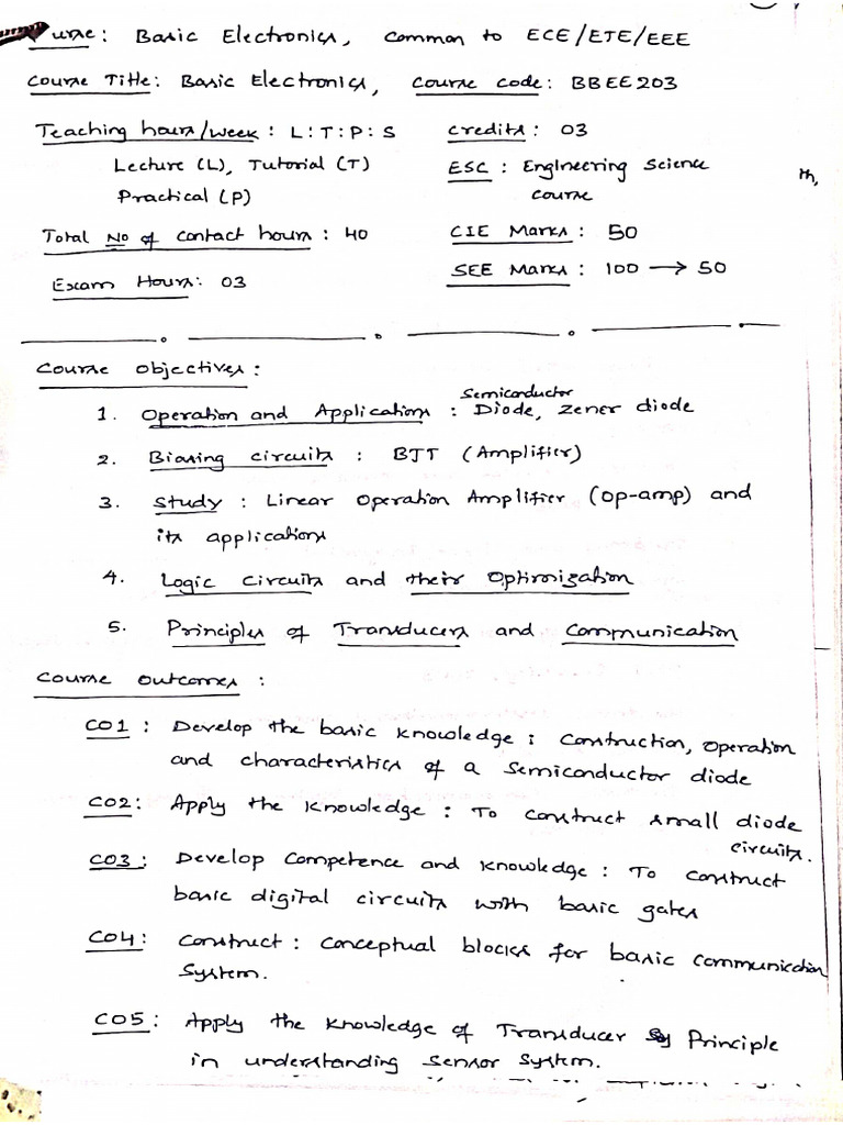 Module 1 Semiconductor Diodes | PDF