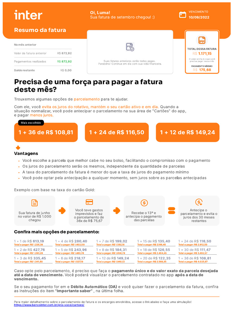 Inter Bank Invoice | PDF