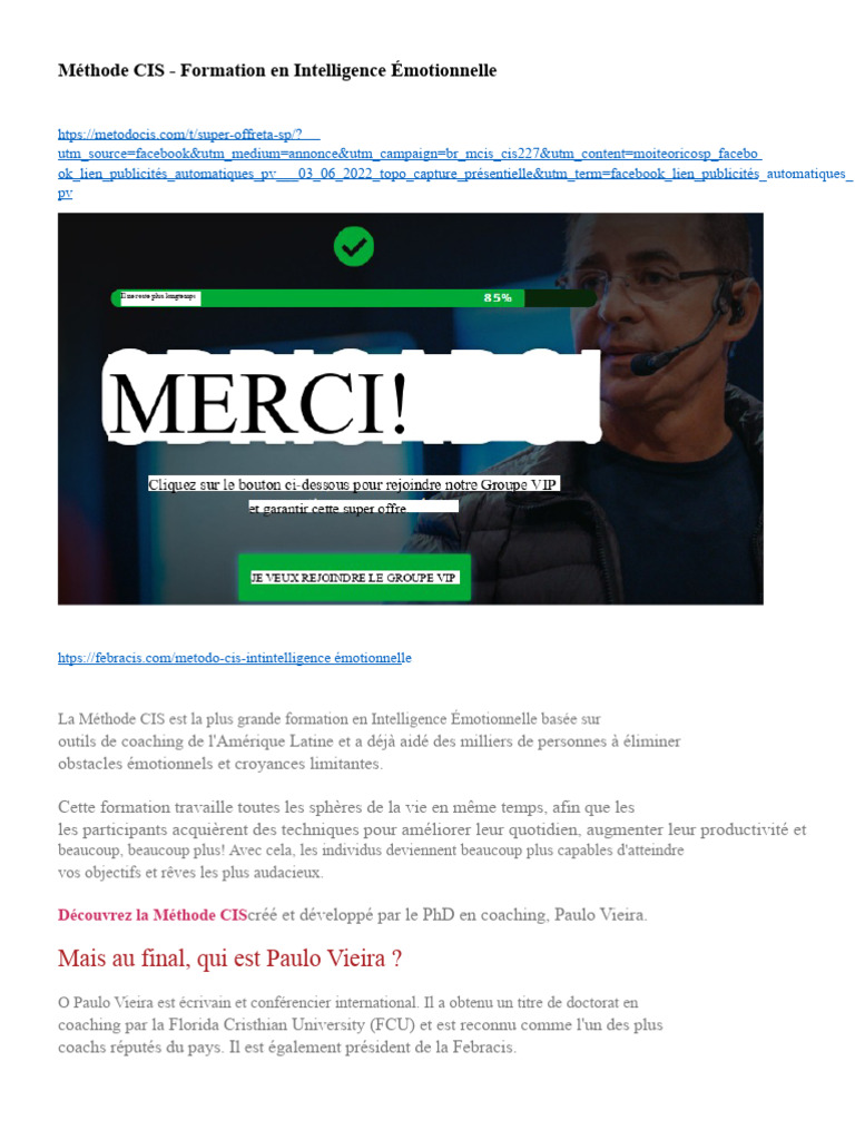Formation en Intelligence Émotionnelle CIS | PDF | Émotions | Intelligence