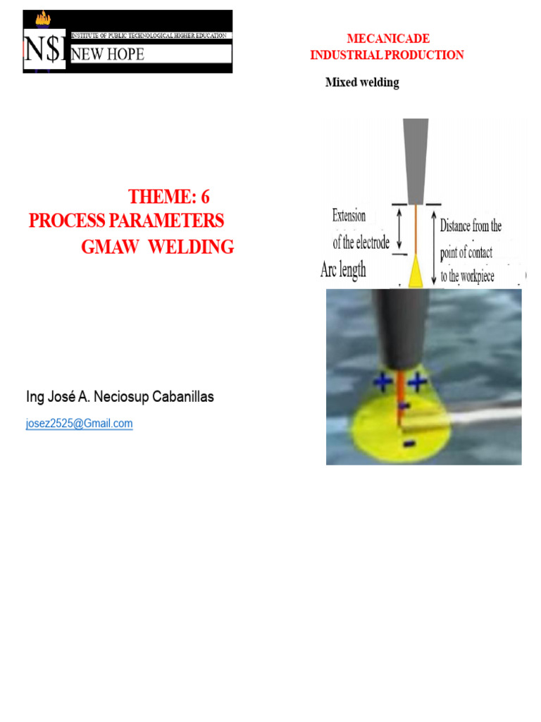 GMAW Welding Process Parameters Guide | PDF | Welding | Construction