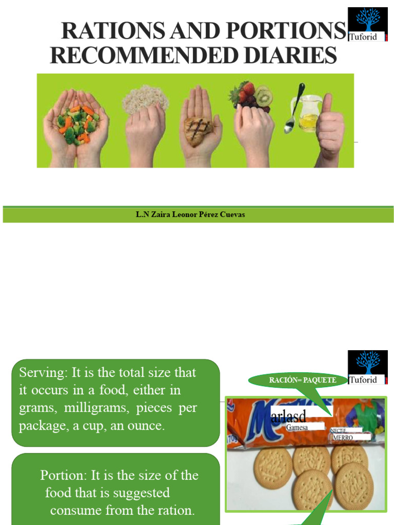 Food groups. Rations and portions | PDF | Foods | Nutrition