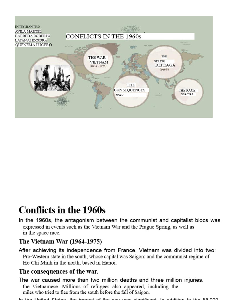 Key Conflicts and Changes of the 1960s | PDF | Vietnam War | Vietnam
