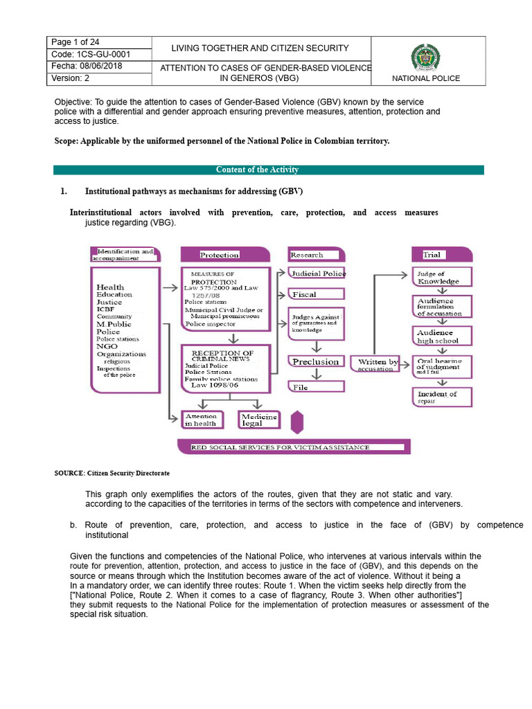 Gender-Based Violence Response Guide | PDF | Violence | Violence ...