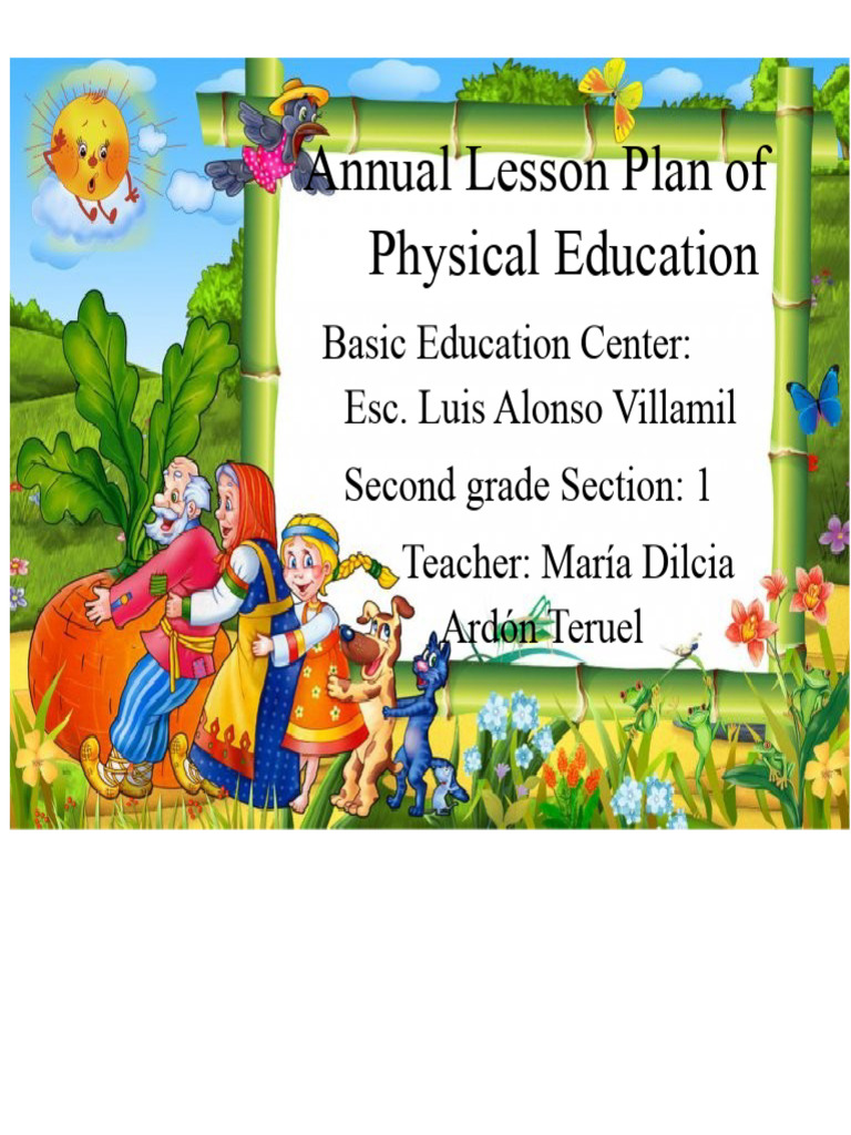 Annual Physical Education Plan for 2nd Grade | PDF | Physical Education ...