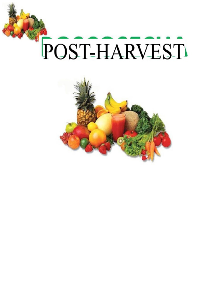 4 B. Post-Harvest Management | PDF | Biology