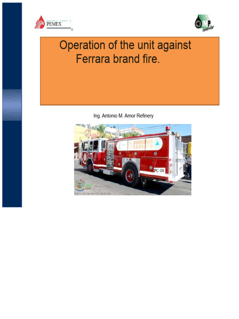 Ferrara Fire Unit Operation Guide | PDF | Fires
