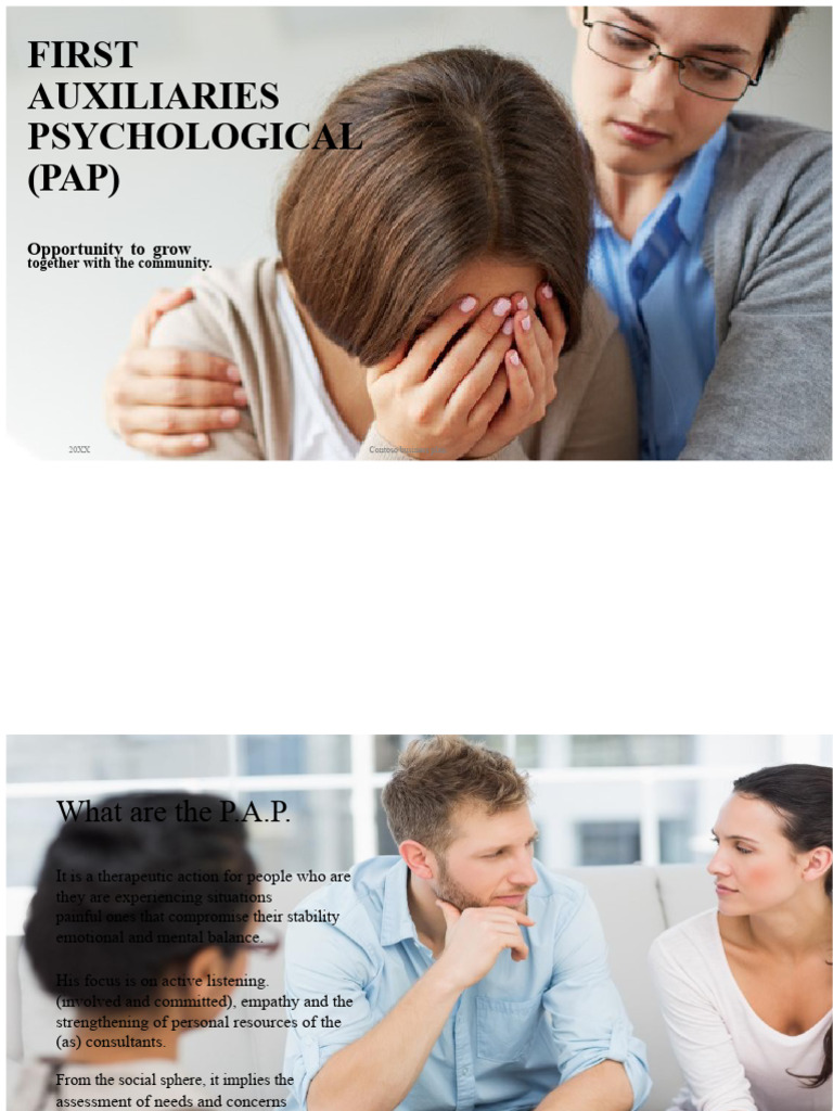 First Psychological Aid (Pap) | PDF | Psychological Trauma | Empathy