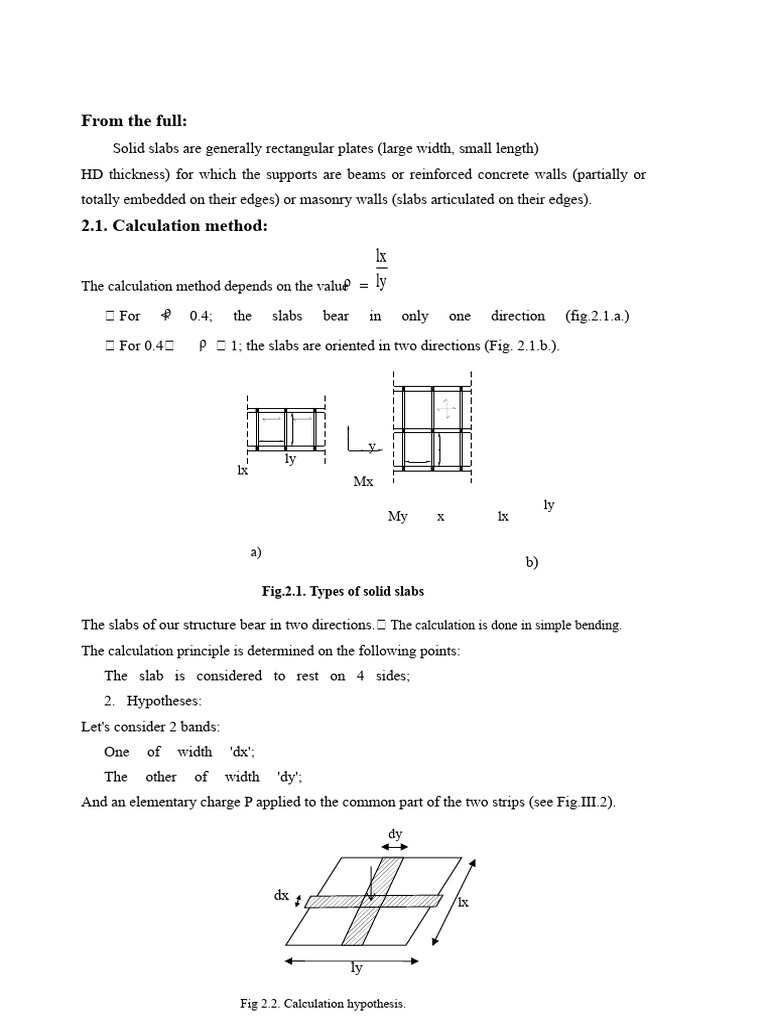 2 Solid Slab Floor (Example) | PDF | Applied And Interdisciplinary ...