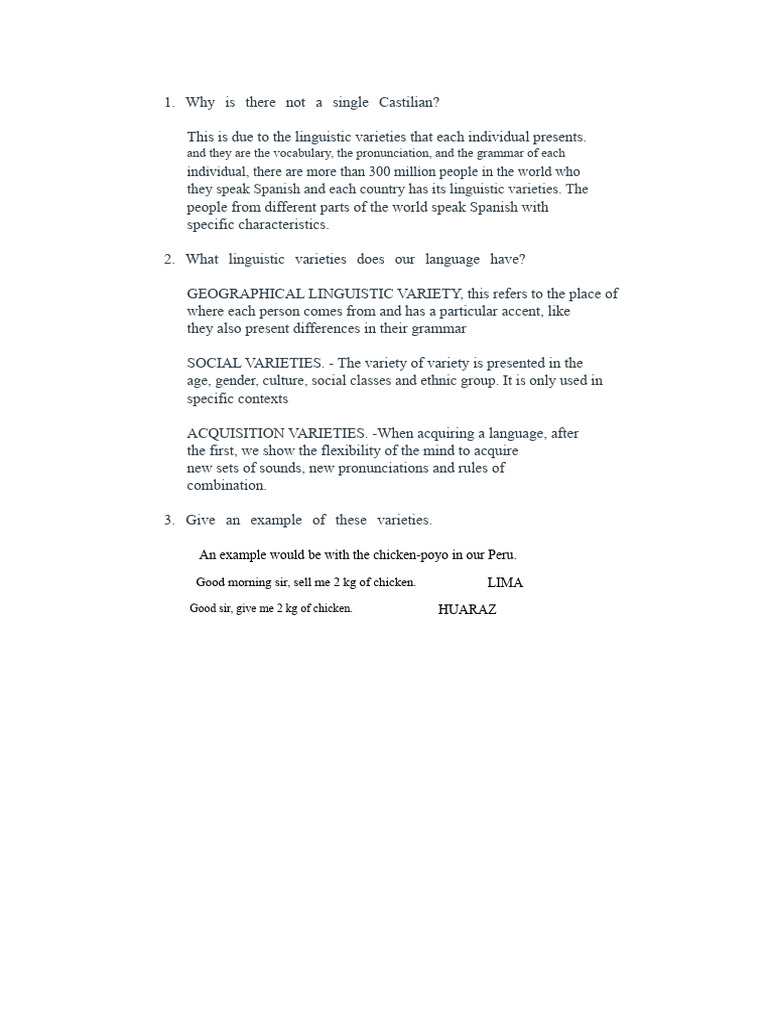 Why Is There Not A Single Castilian? | PDF