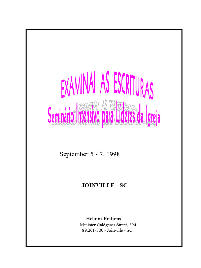 Examine The Scriptures | PDF | Bible | Acts Of The Apostles