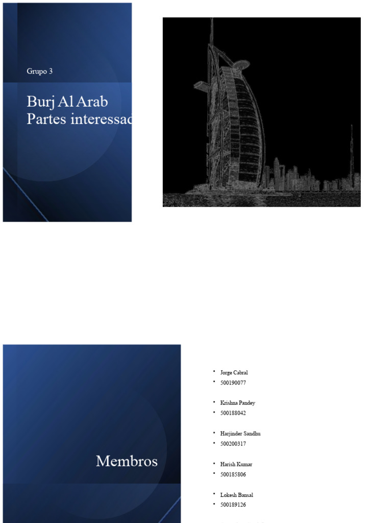 Partes Interessadas Do Burj Al Arab | PDF | Emirados Árabes Unidos | Dubai