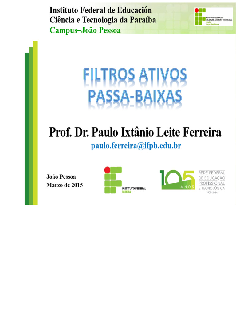 Clase 2 - configuración Sallen Key y filtro pasa-bajos | PDF | Filtro ...