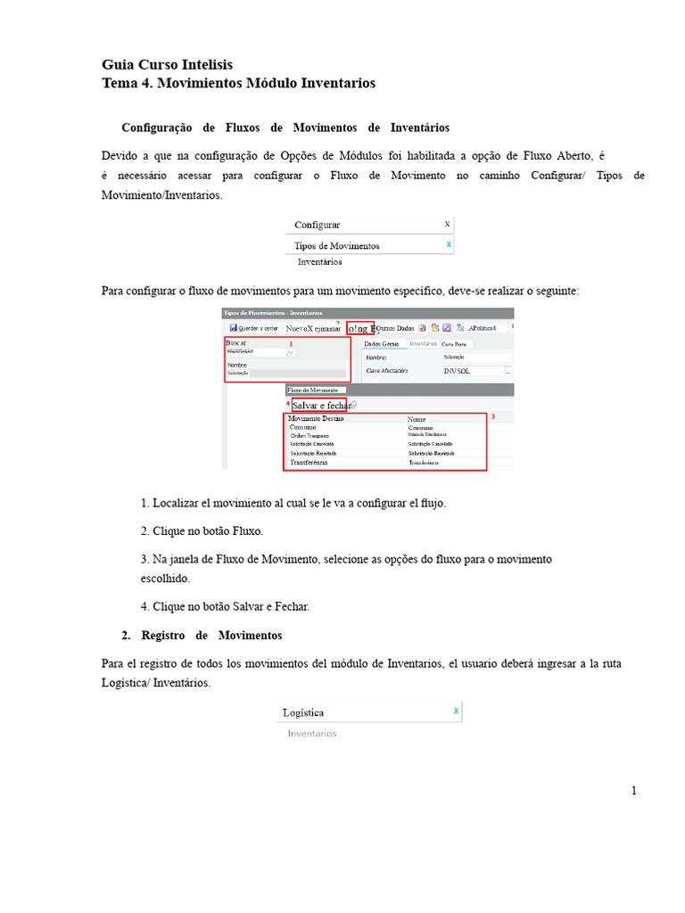 4. Movimentos Módulo Inventários | PDF | Armazém | Inventário
