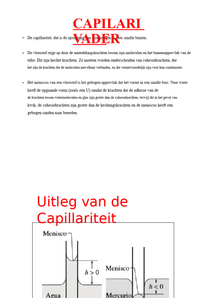 capillariteit.pptx | PDF