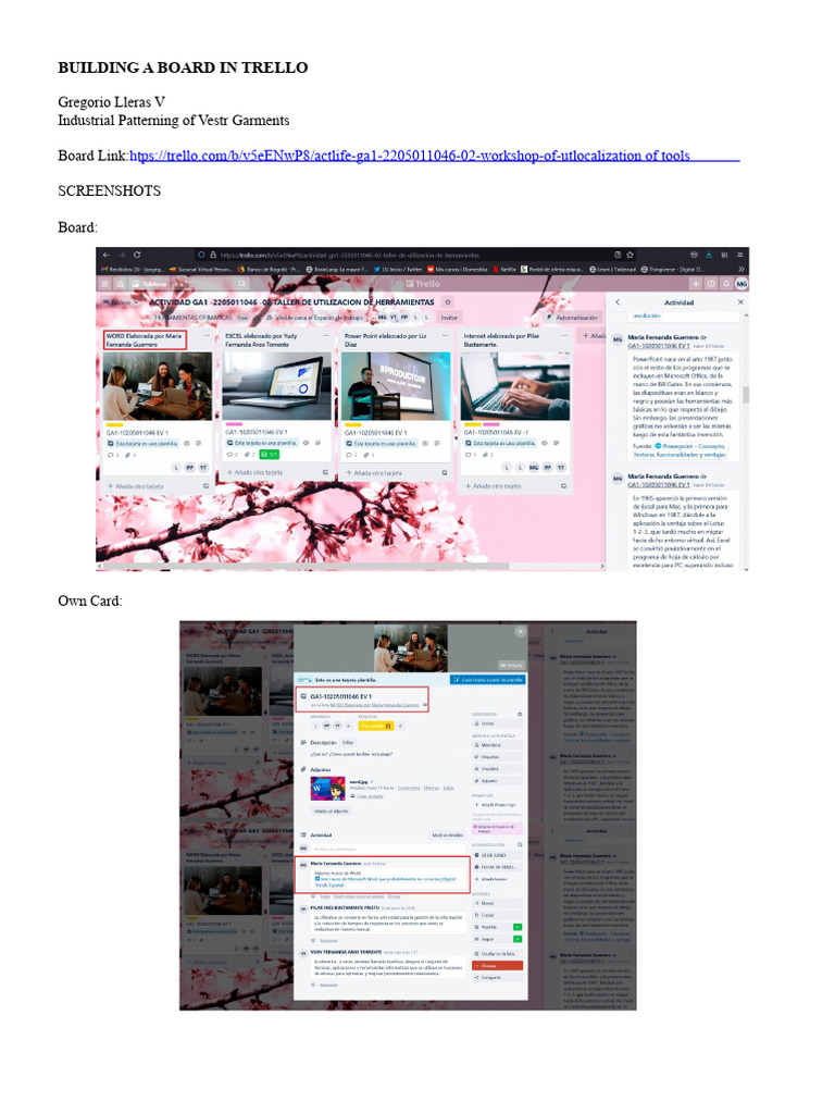 Board Construction in Trello | PDF