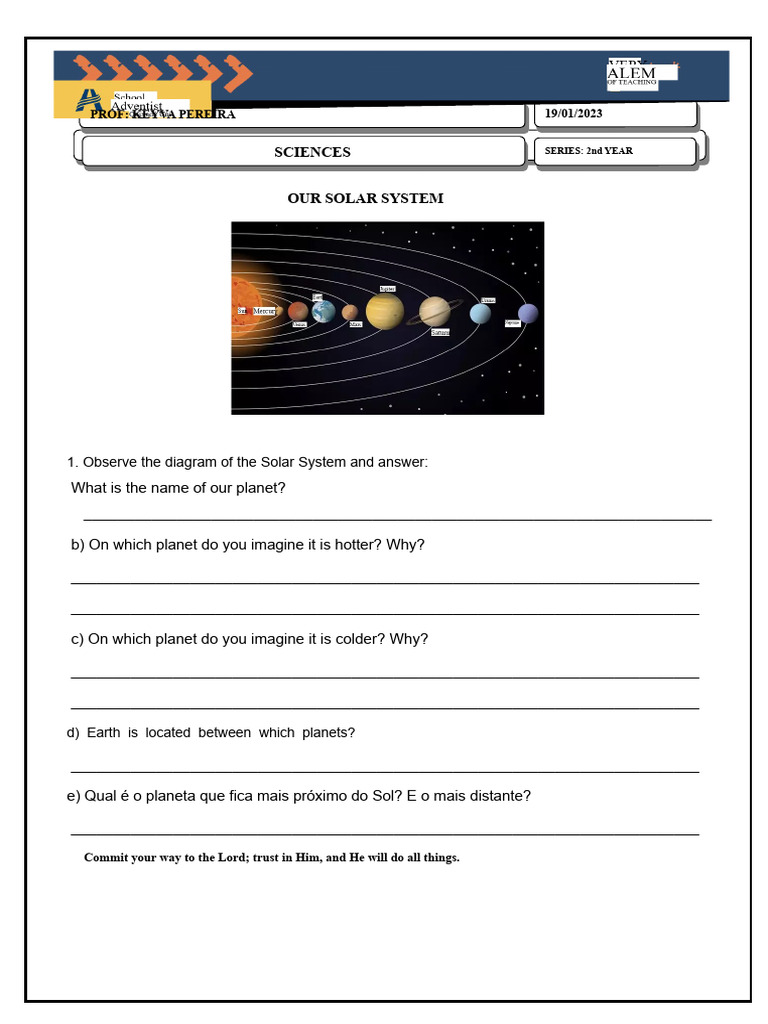 Science Activity - January 20, 2023 - 2nd Grade | PDF
