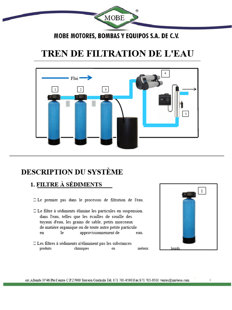 Systèmes de filtration de l'eau expliqués | PDF | Eau | Filtration