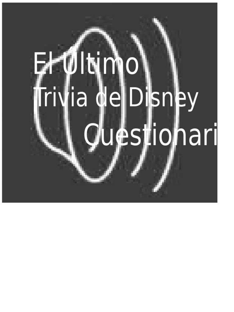 Trivia de Disney Power Point | PDF