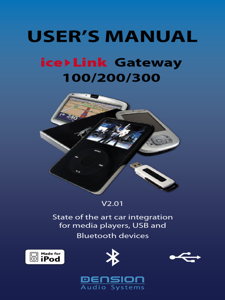 Ice-Link Gateway 100-300 User v201 | PDF | I Pod | Bluetooth