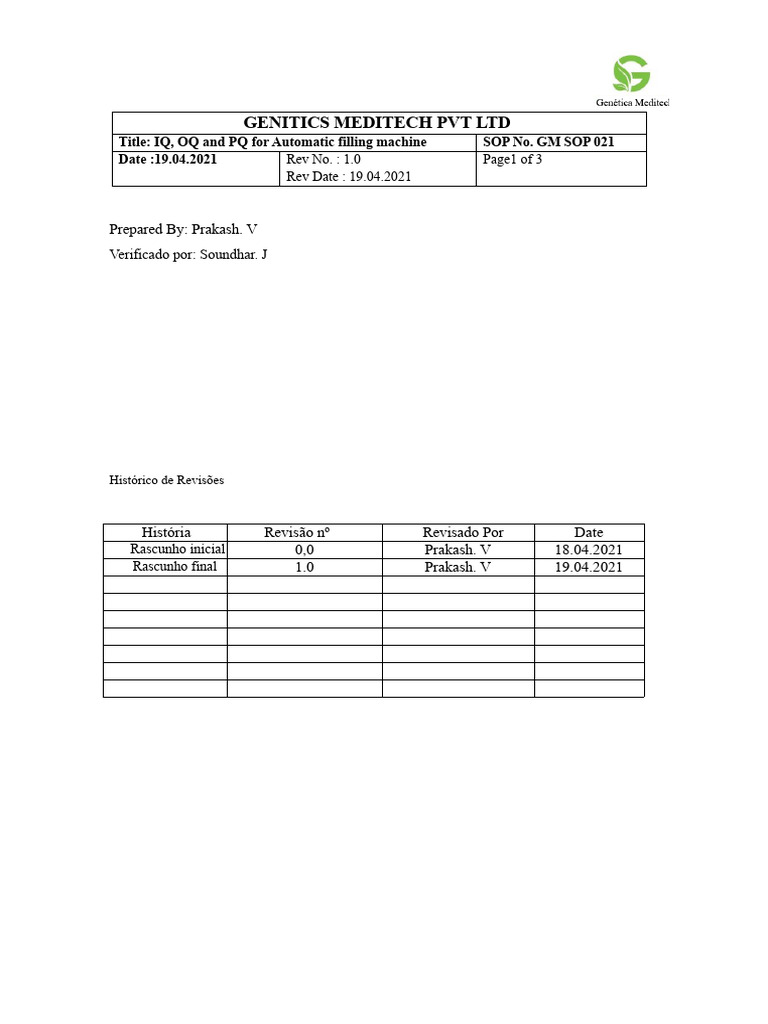 21. IQ, OQ, PQ | PDF | Máquinas | Informática