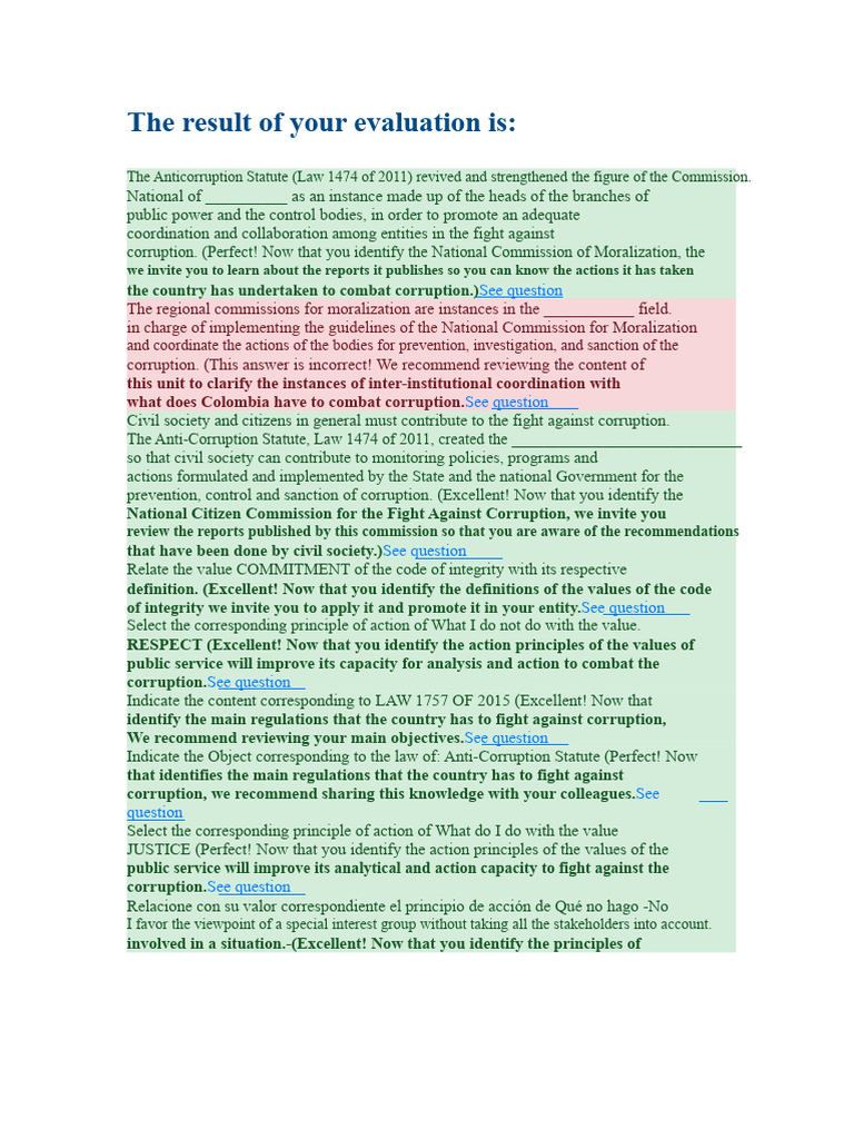 Questions and Answers Transparency | PDF | Corruption | Integrity