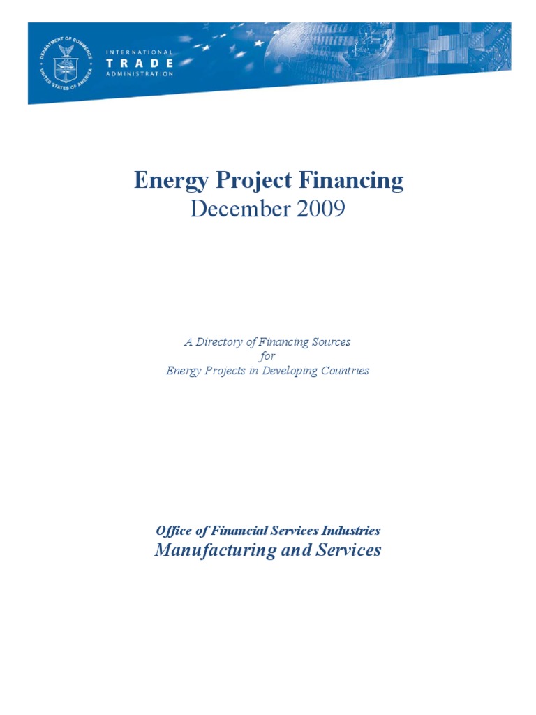 Energy Project Financing Directory | PDF | Renewable Energy | Private ...