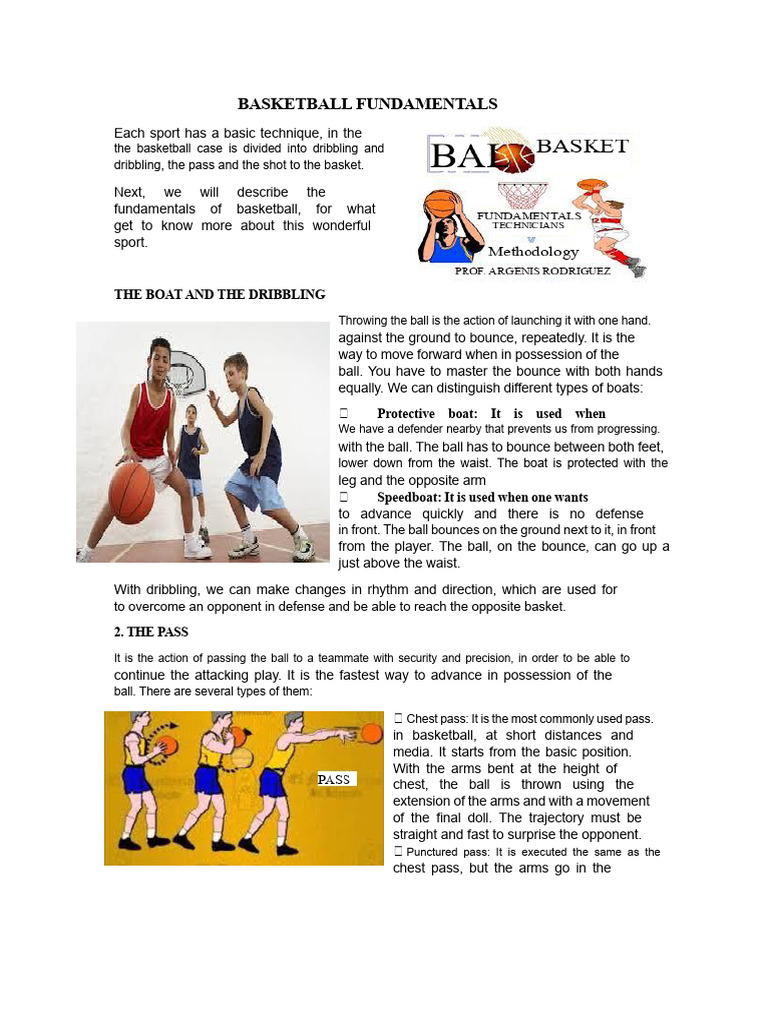 Basketball Fundamentals | PDF | Team Sports | Ball Games
