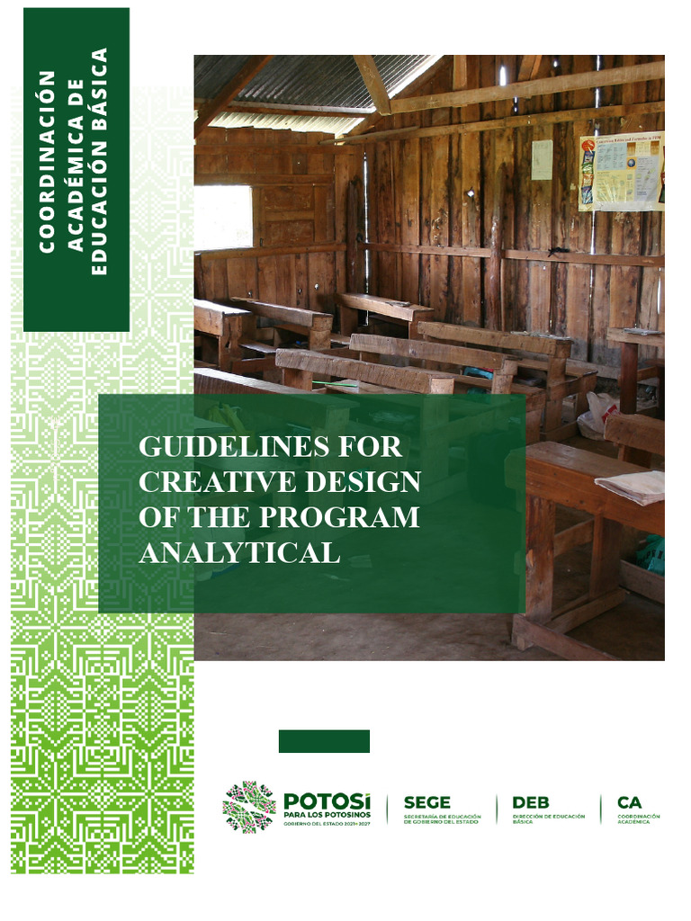 Guidelines For The Creative Design of The Analytical Program. | PDF ...
