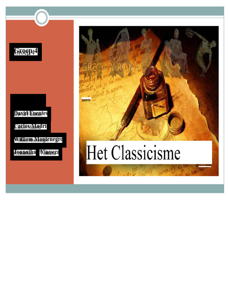 Classicisme PowerPoint - Finale | PDF