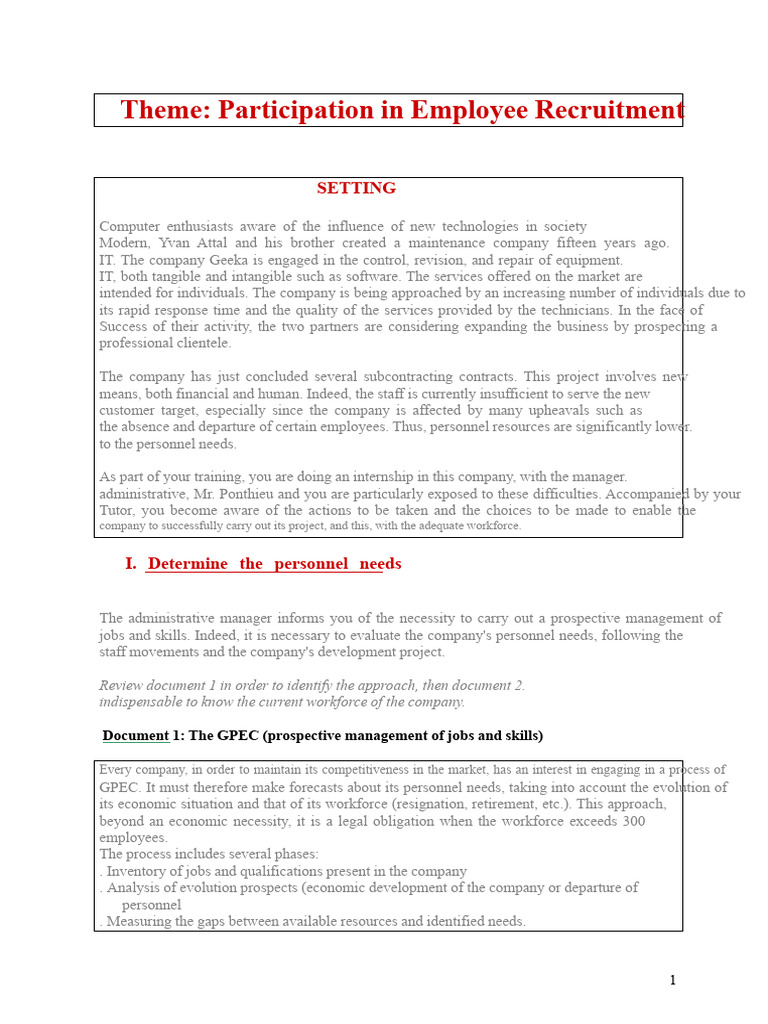 recruitment_subject-1 | PDF | Employment | Recruitment
