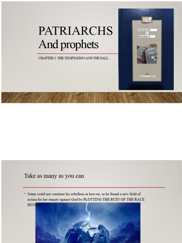 Patriarchs and Prophets CHAPTER 3 | PDF | Adam | Eve