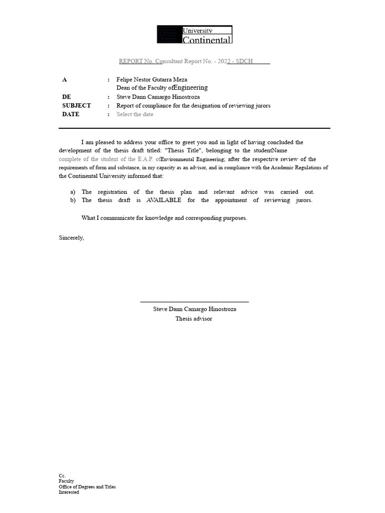 TEMPLATE_Draft Thesis Compliance Report_IMPORTANT | PDF