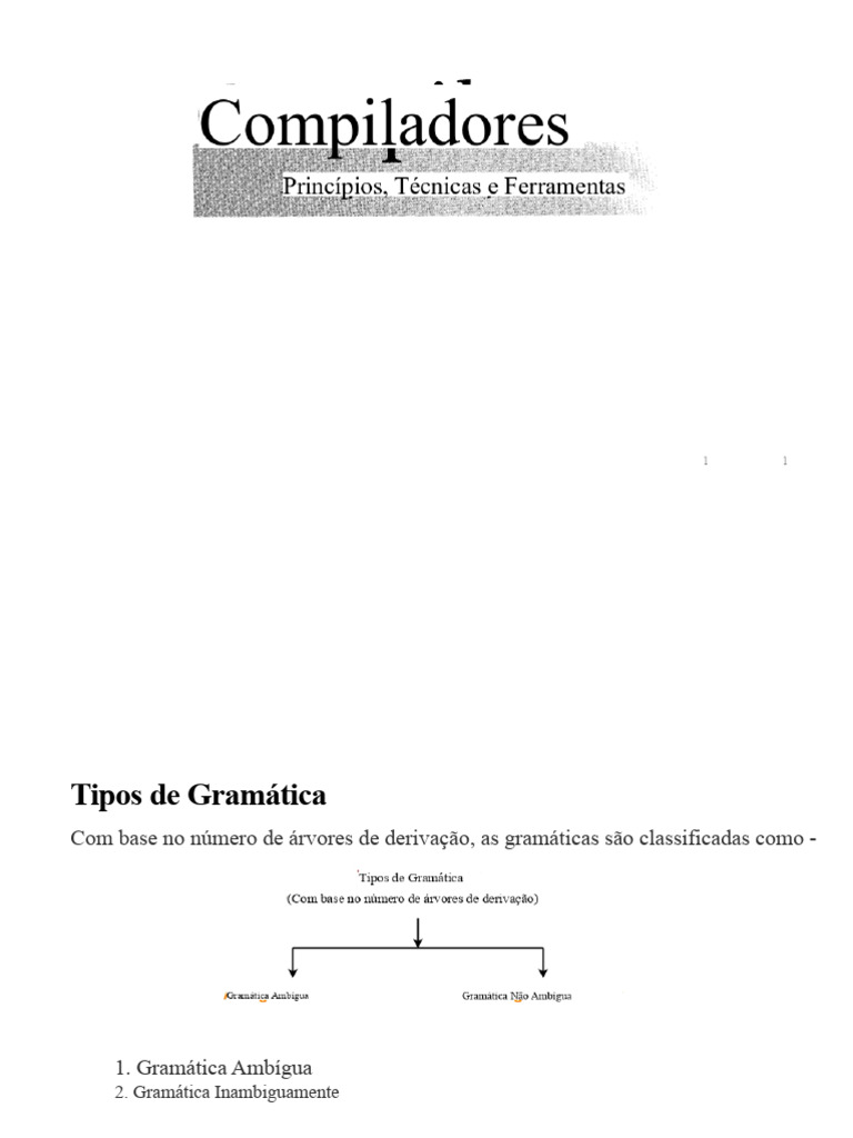 Tipos de Gramática: Ambígua e Unívoca | PDF | Metalógica | Gramática