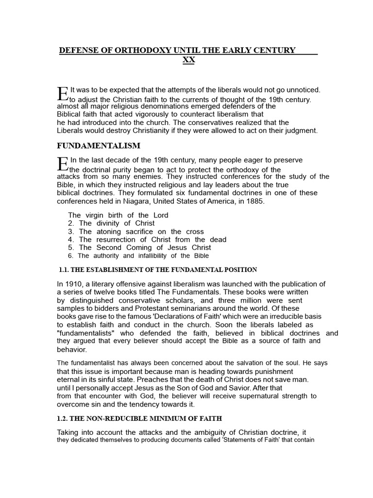 Defense of Christian Orthodoxy History | PDF | Revelation | Image Of God