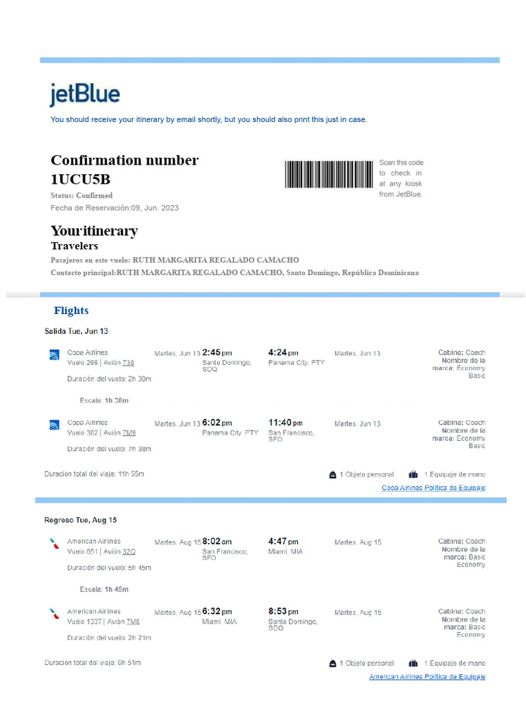 Confirmation Ticket Ruth R | PDF | Baggage