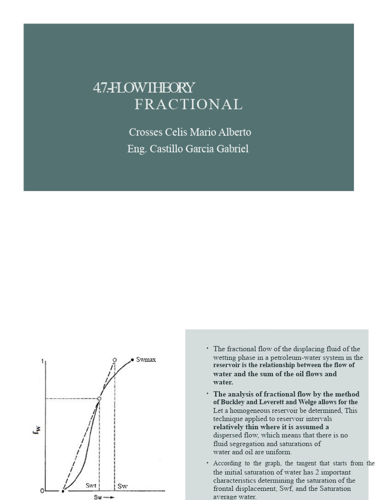 Fractional Flow Theory in Oil Recovery | PDF | Petroleum Reservoir ...