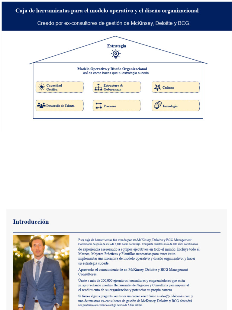 Herramientas para Modelo Operativo Efectivo | PDF | Diseño | Planificación