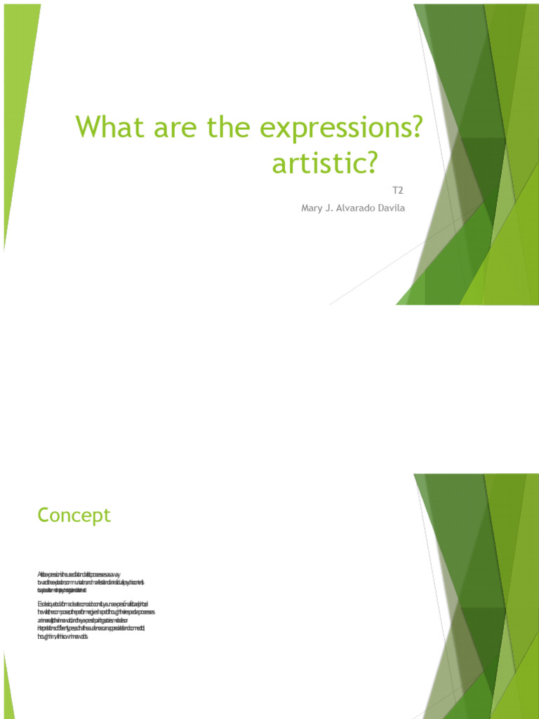 Understanding Artistic Expressions | PDF | The Arts