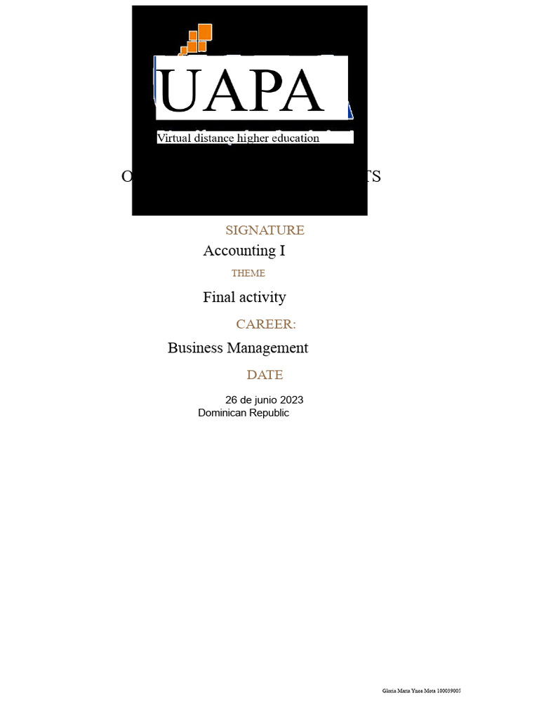 Accounting Activity for Business Management | PDF | Expense | Banks