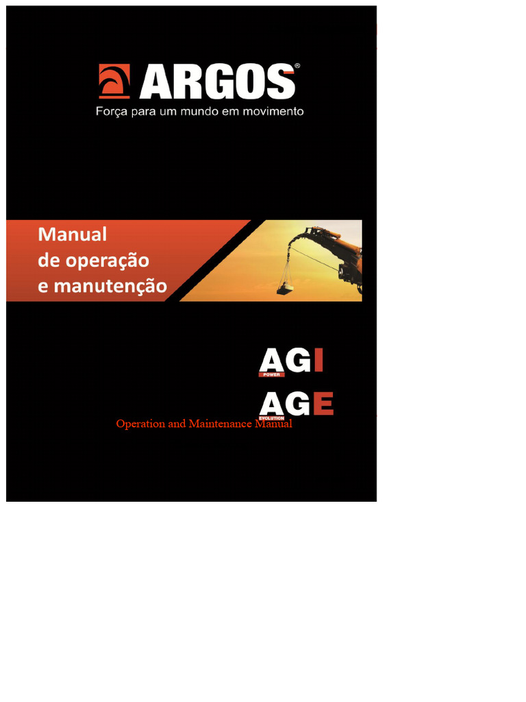 Operation and Maintenance Manual Munck Argos AGI AGE Line | PDF | Valve ...
