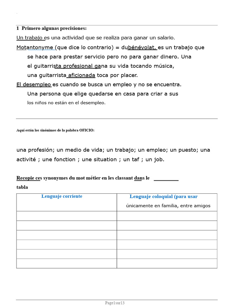 LAS PROFESIONES (1) | PDF | Carpintería