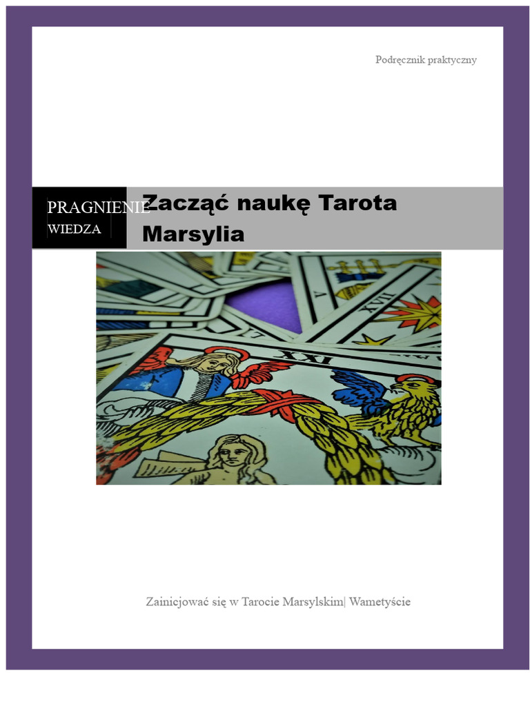 Podręcznik Wprowadzenia Do Tarota Marsylskiego | PDF