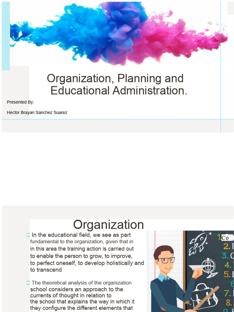 Organization, Planning, and Educational Administration | PDF ...
