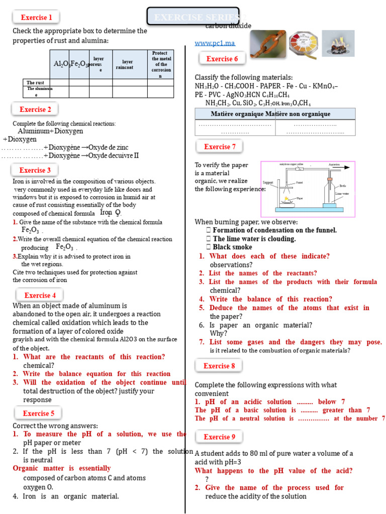 Acidic and Basic Solutions Series Prof. Elhabib (WWW - Pc1.ma) | PDF ...