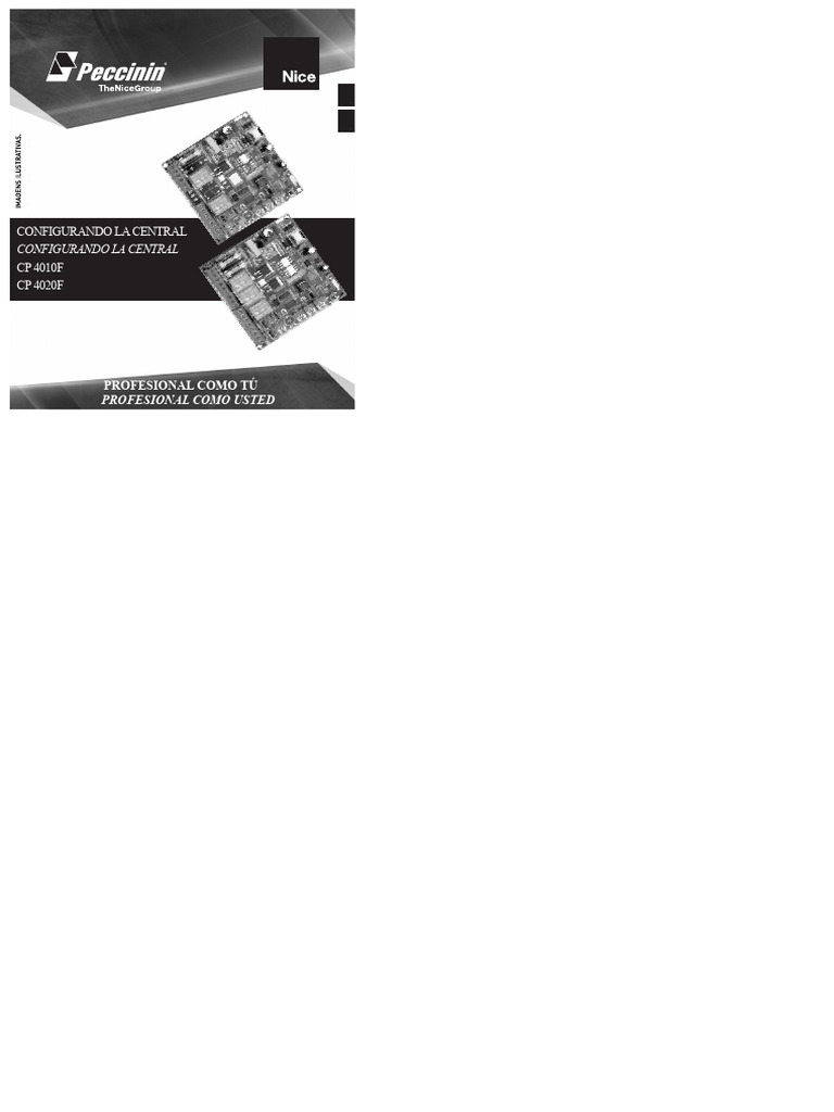 Manual de La Central 4010f y 4020f | PDF | Diodo emisor de luz | Relé